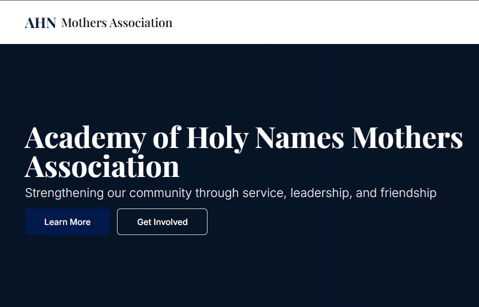 Academy of Holy Names Mothers Association